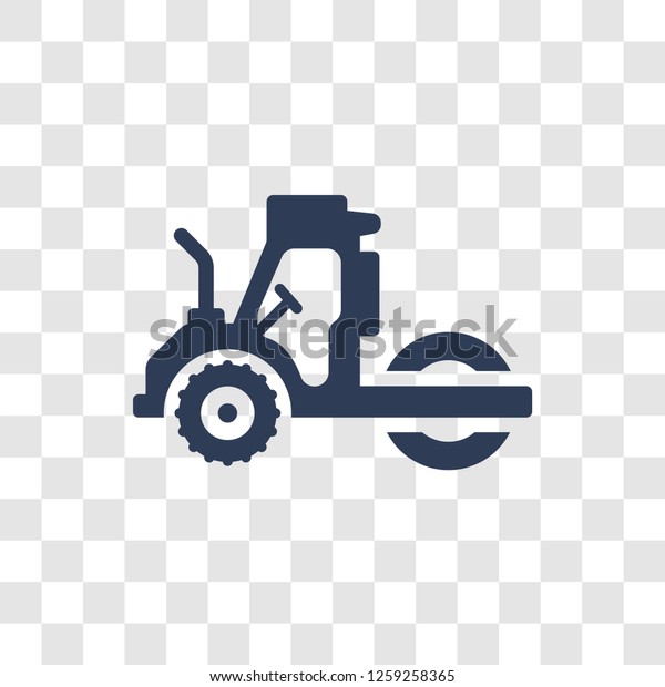 Steamroller Icon Trendy Steamroller Logo Concept Stock Vector (Royalty ...