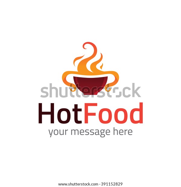 Steamy Hot Food Icon Logo Template Stock Vector (Royalty Free ...