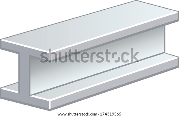Steel Beam Stock Vector (Royalty Free) 174319565