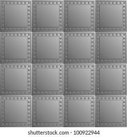 Steel Bulletproof Lining Texture Vector Stock Vector (Royalty Free ...