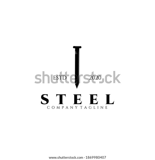 Steel Logo Vector Illustration Design Steel Stock Vector (Royalty Free ...