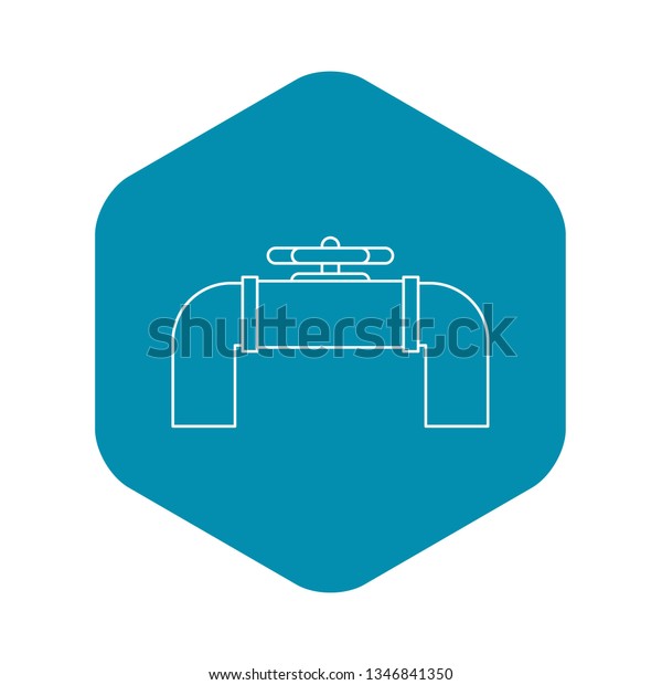 Steel Pipeline Valve Icon Outline Illustration Stock Vector (Royalty ... Steel Pipeline Valve Icon Outline Illustration Stock Vector (Royalty ...