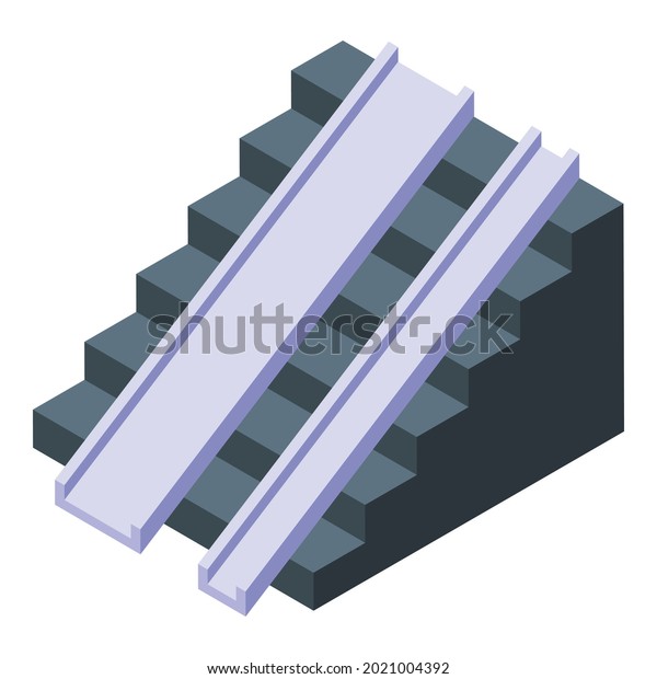 Steel Ramp Icon Isometric Vector Accessible Stock Vector (Royalty Free ...