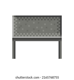 Steel Table Pixel Art Vector Illustration Stock Vector (Royalty Free ...