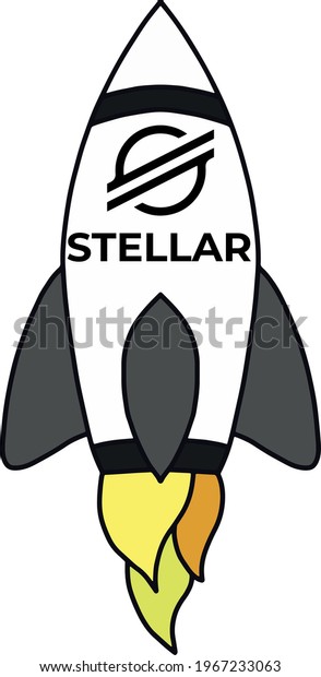 Stellar Symbol Drawing Rocket Stock Vector (Royalty Free) 1967233063 ...