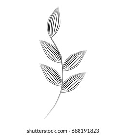 Stem Leaves Icon Stock Vector (Royalty Free) 688191823 | Shutterstock