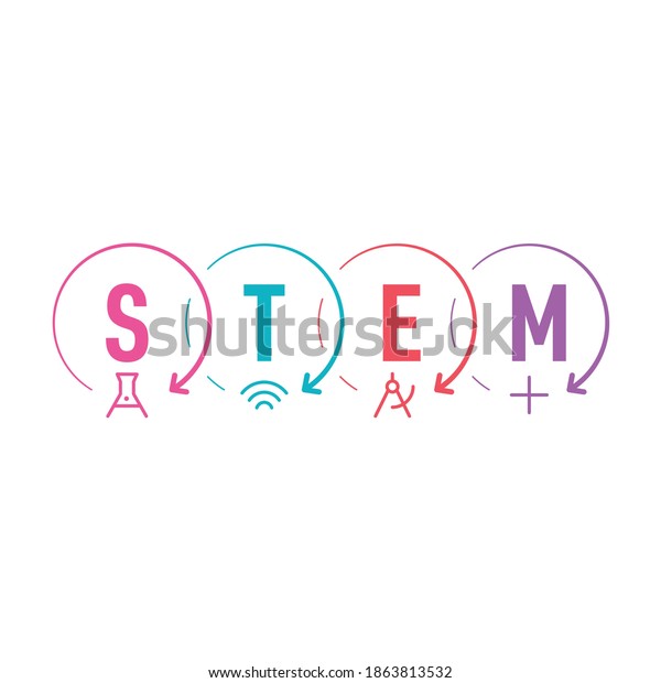 Stem Logo Stem Logo Symbols On Stock Vector (Royalty Free) 1863813532 ...