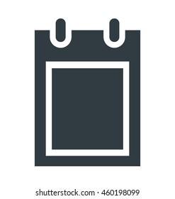 Steno Pad Vector Icon Stock Vector (Royalty Free) 460198099 | Shutterstock