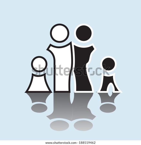 Step Family Stock Vector (Royalty Free) 188519462