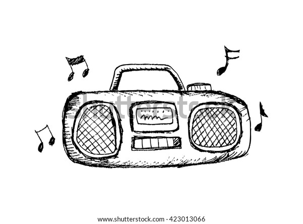 Stereo Doodle Hand Drawing Illustration 库存矢量图（免版税）423013066 | Shutterstock