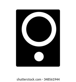 Stereo Speakers Icon Logo Element Illustration Stock Vector (Royalty ...