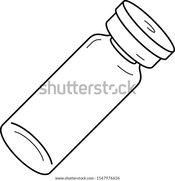 Sterile Empty Glass Vial Injection Vector: เวกเตอร์สต็อก (ปลอดค่า ...