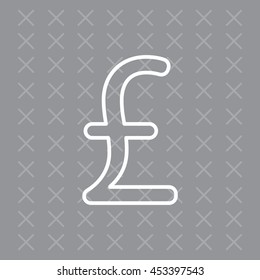 Sterling Sign Vector Design Website Stock Vector (Royalty Free) 412928824