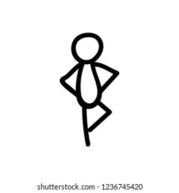 Stick Figure Body Exercise Icon: เวกเตอร์สต็อก (ปลอดค่าลิขสิทธิ์ ...