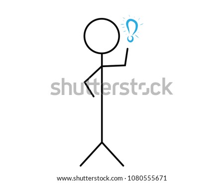 Stick Man Thinking | Free download on ClipArtMag