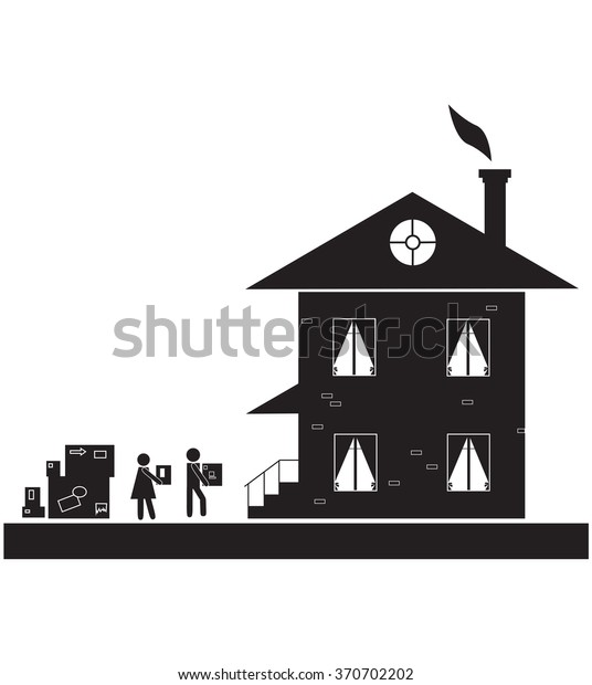 Stick Figure Moving : image vectorielle de stock (libre de droits ...