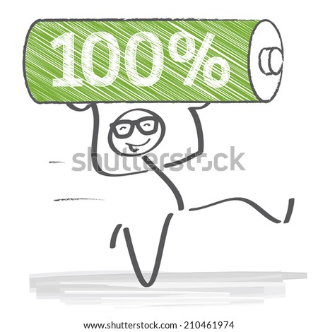 Stick Figure Running Full Power Full Stock Vector (Royalty Free ...