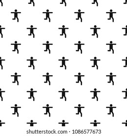 Stick Figure Stickman Pattern Seamless Repeating 스톡 일러스트 1104027290 ...