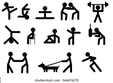 Stick Figure Vector Illustration 스톡 벡터(로열티 프리) 564676270 | Shutterstock