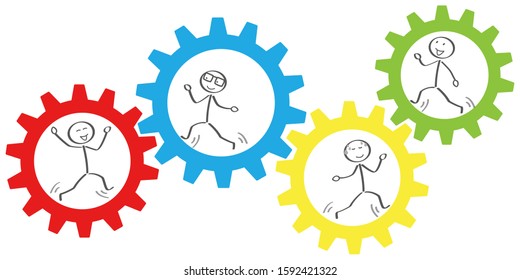 1,095 Stick Figure Engineer Images, Stock Photos & Vectors | Shutterstock