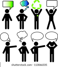 3,168 Stick figure speech bubble Images, Stock Photos & Vectors ...
