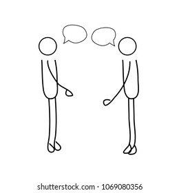 Stick Man Stick Men Stick Men Stock Vector (Royalty Free) 1069080356