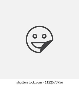 Sticker Base Icon Simple Sign Illustration Stock Vector (Royalty Free ...