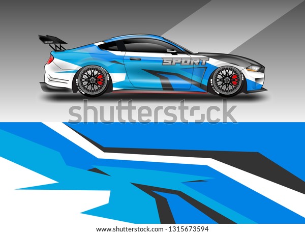 Sticker Car Design Vector Graphic Abstract Stock Vector (Royalty Free ...