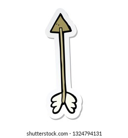 Sticker Cartoon Arrow Stock Vector (Royalty Free) 1324794131 | Shutterstock