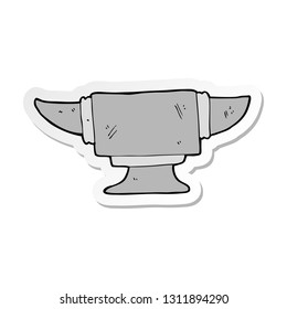 Cartoon Blacksmith Anvil Stock Vector (Royalty Free) 209985121