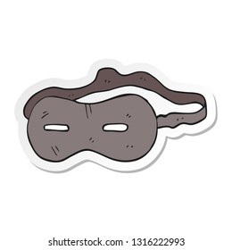 Freehand Drawn Cartoon Mask Stock Vector (Royalty Free) 349287836
