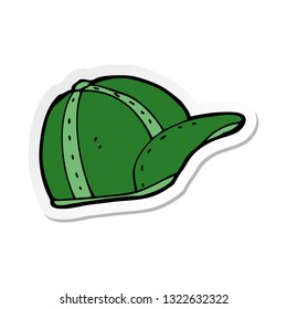 Sticker Cartoon Old School Cap Stock Vector (Royalty Free) 1322632322 ...