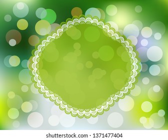 Sticker Decor On Mesh Background Stock Vector (Royalty Free) 1371477404 ...