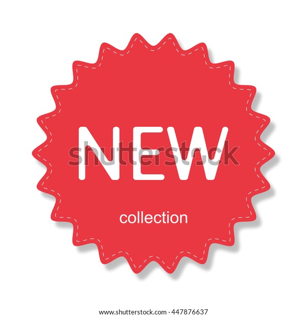 Sticker New Collection Shadow On White: เวกเตอร์สต็อก (ปลอดค่าลิขสิทธิ์ ...