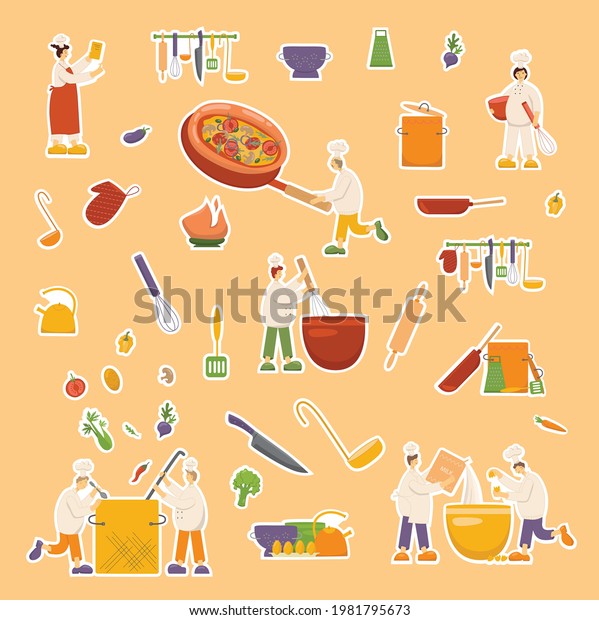 23,298 Chef Sticker Images, Stock Photos & Vectors | Shutterstock