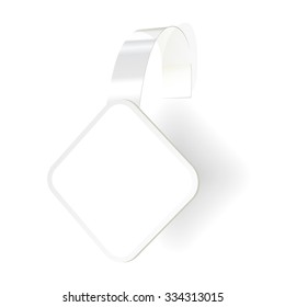Sticker Transparent Strip Isolated On White Stock Vector (Royalty Free ...