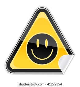 Sad Apologizing Emoticon Emoji Holding Sign Stock Vector (Royalty Free ...