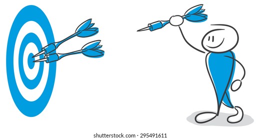 Stickman Winner: vector de stock (libre de regalías) 295491611 ...