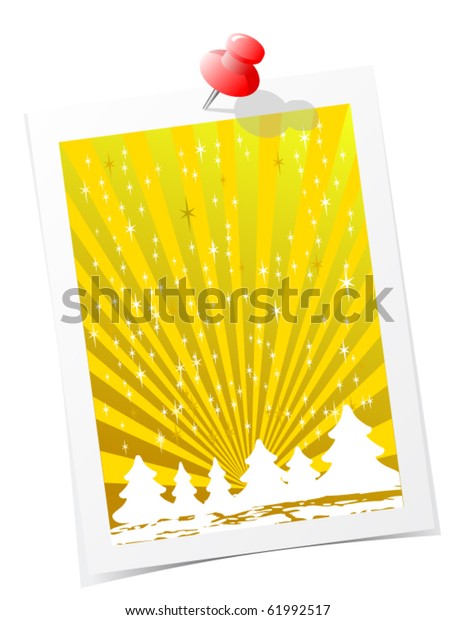 Sticky Note Christmas Stock Vector (Royalty Free) 61992517 | Shutterstock