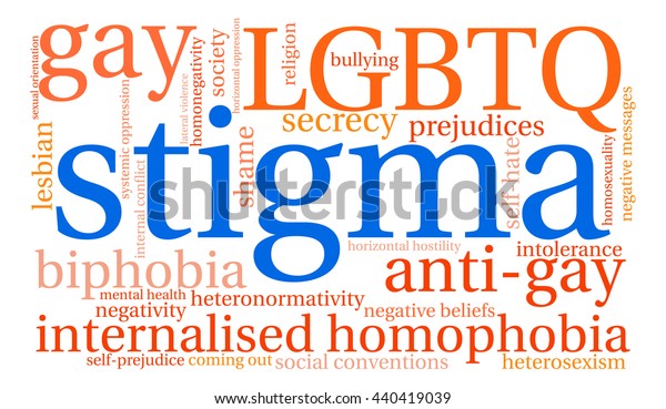Stigma Word Cloud On White Background Stock Vector (Royalty Free ...