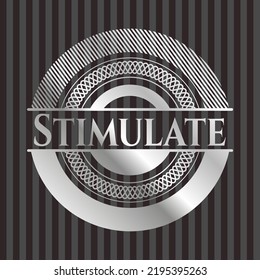 Stimulate Silver Emblem Vector Illustration Mosaic Stock Vector ...