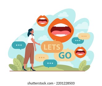 Stimulus Concept Character Motivation Boost Moving Stock Vector ...