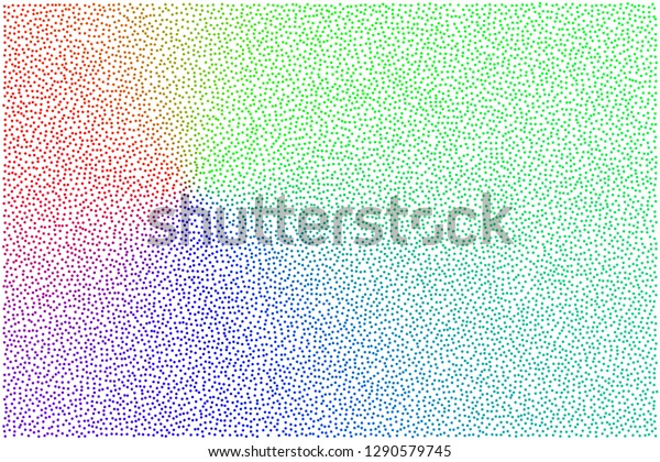 Stipple Background Texture Colorful Dots On Stock Vector (Royalty Free ...