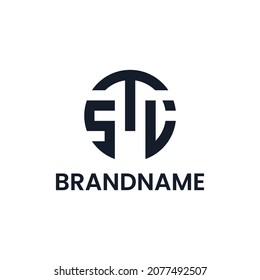 Stl Tsl Logo Template Monogram Suitable Stock Vector (Royalty Free ...