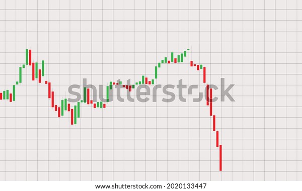 Stock Market Decline Vector Illustration Stock Stock Vector (Royalty ...