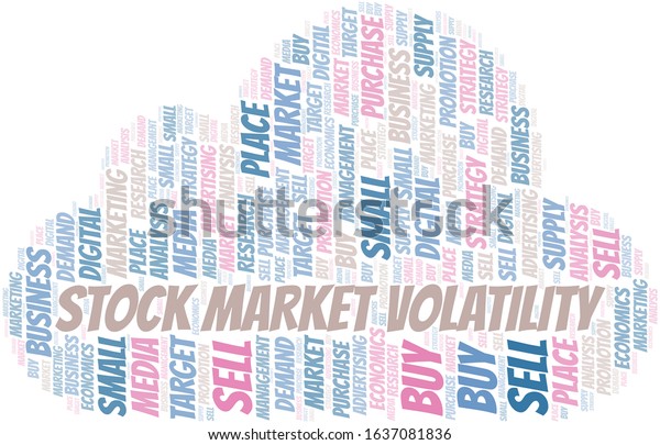 Stock Market Volatility Word Cloud Vector Stock Vector (Royalty Free ...