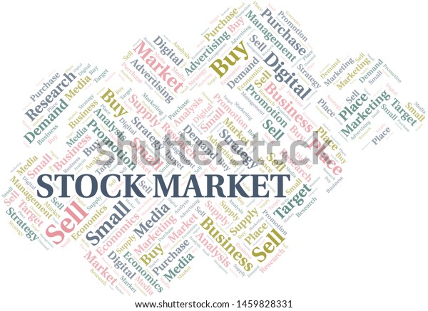 Stock Market Word Cloud Vector Made: เวกเตอร์สต็อก (ปลอดค่าลิขสิทธิ์ ...