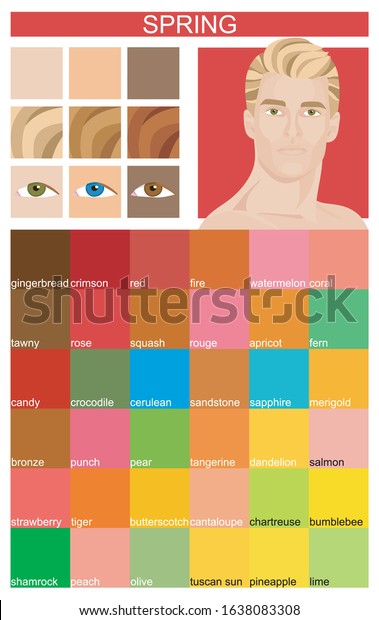 Stock Vector Color Guide Color Names: เวกเตอร์สต็อก (ปลอดค่าลิขสิทธิ์ ...
