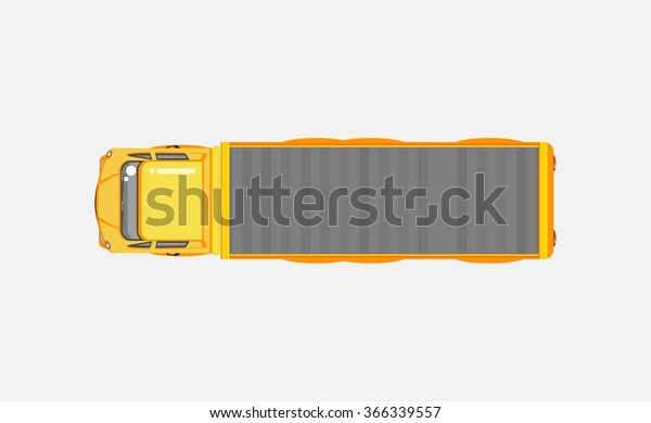 Stock Vector Illustration Isolated Delivery Truck Stock Vector (Royalty ...