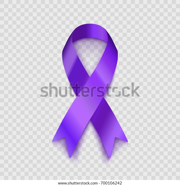 Stock Vector Illustration Purple Ribbon Stock Vector (Royalty Free ...